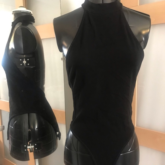 Zara | Tops | Sexy Zara Stretch Halterlow Back Bodysuit S | Poshmark